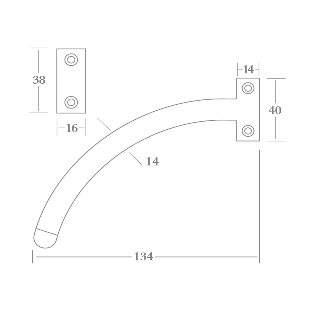 0740 Fanlight Stay Set | Frank Allart