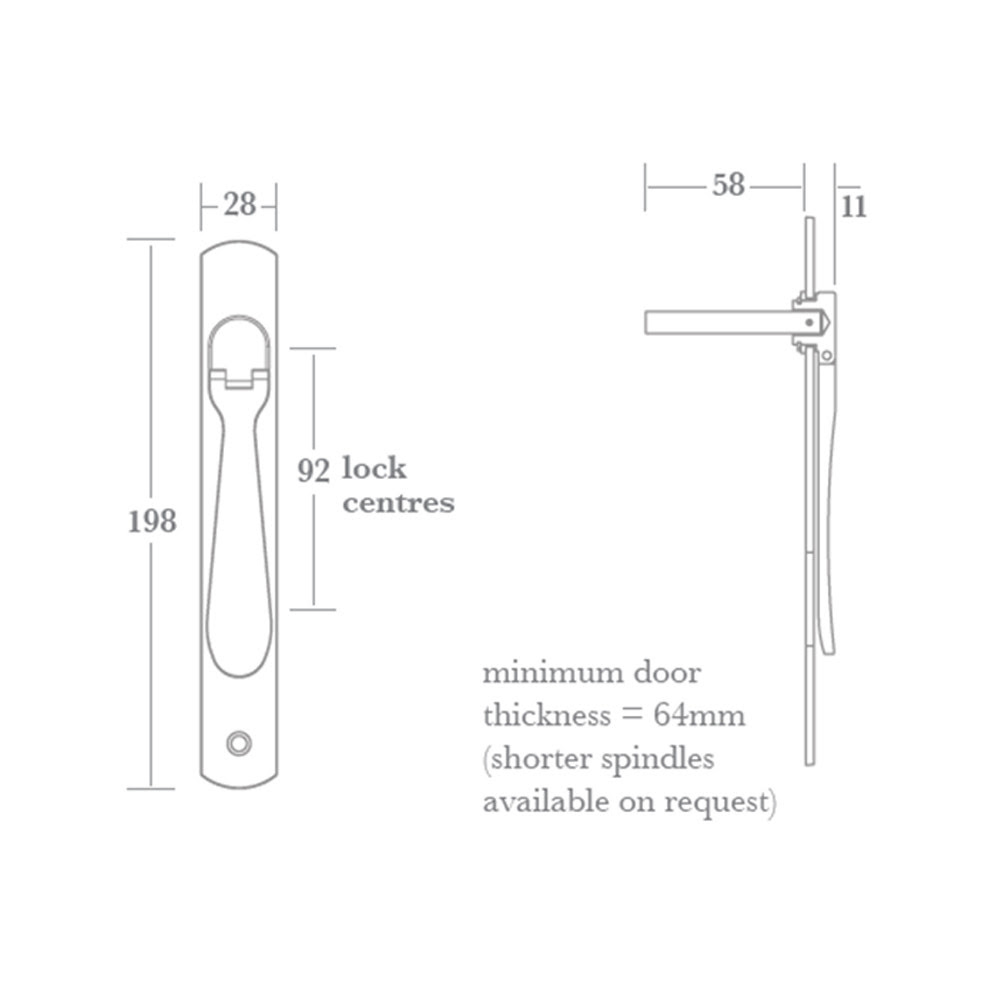 1210 Bi-Fold Door Handle | Frank Allart