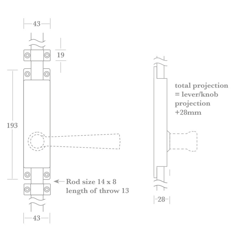 0851 Cremone Bolt | Frank Allart