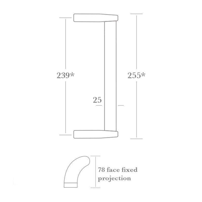 8044 Pull Handle - Face Fix | Frank Allart
