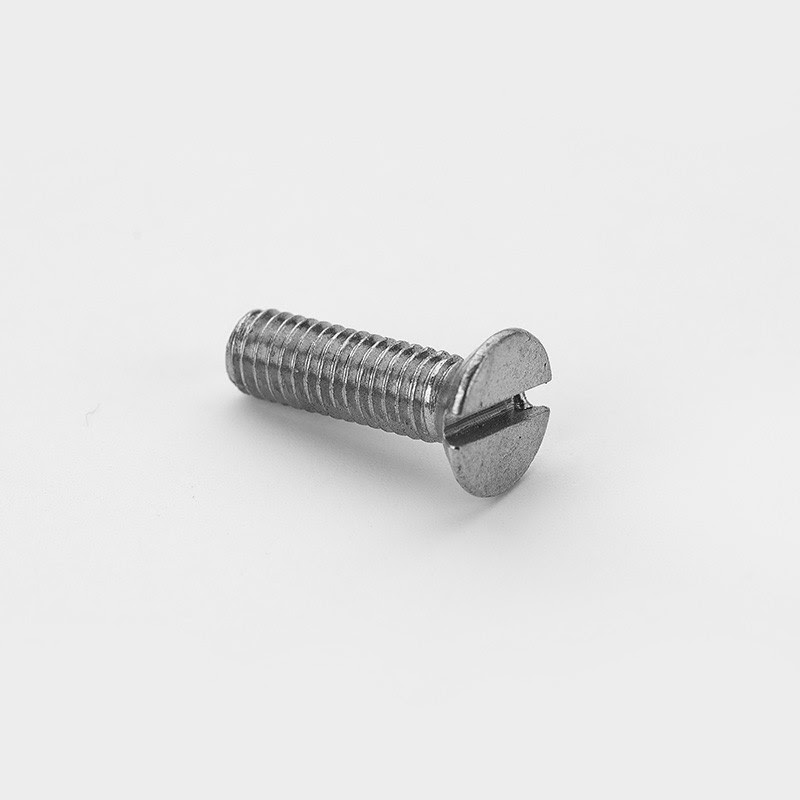 02 Flat CSK Slotted Machine Screw | Frank Allart