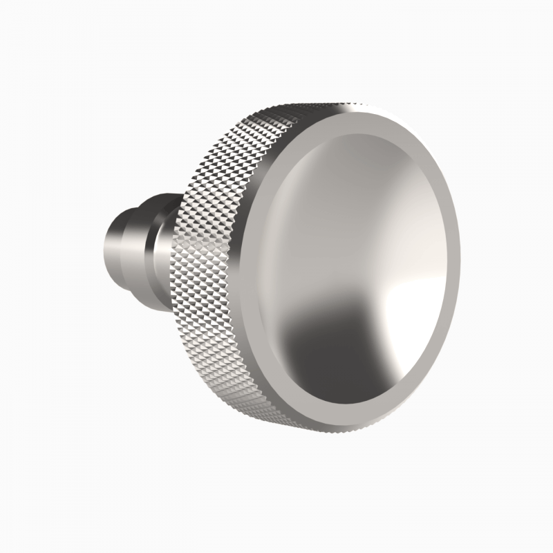 7602 Precision Door Knob - Diamond Knurl | Frank Allart
