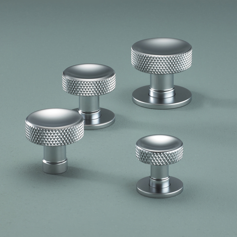 0622 Precision Cabinet Knob - Diamond Knurl | Frank Allart