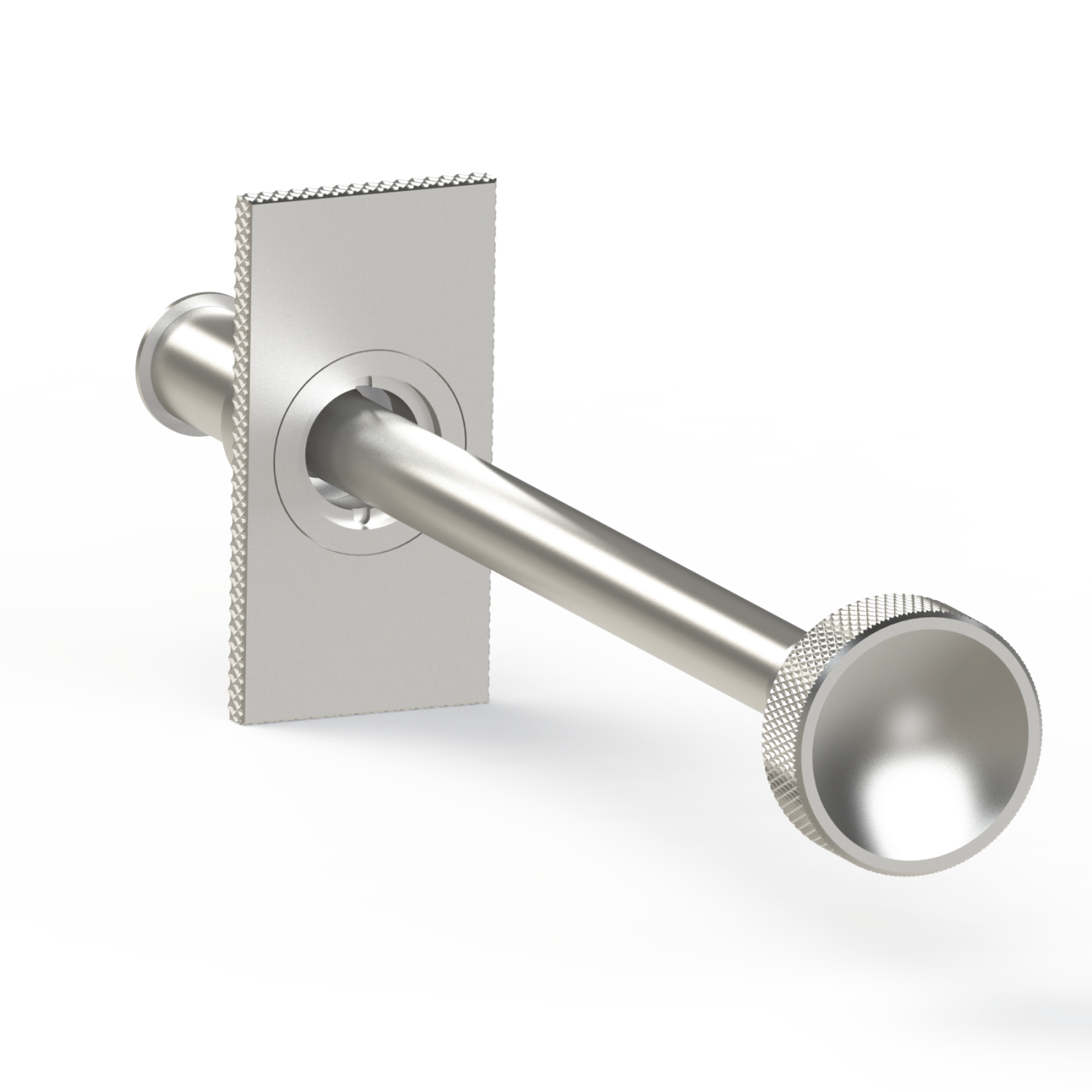 8118GR Garment Rod Rectangular Plate - Concealed Fix | Frank Allart