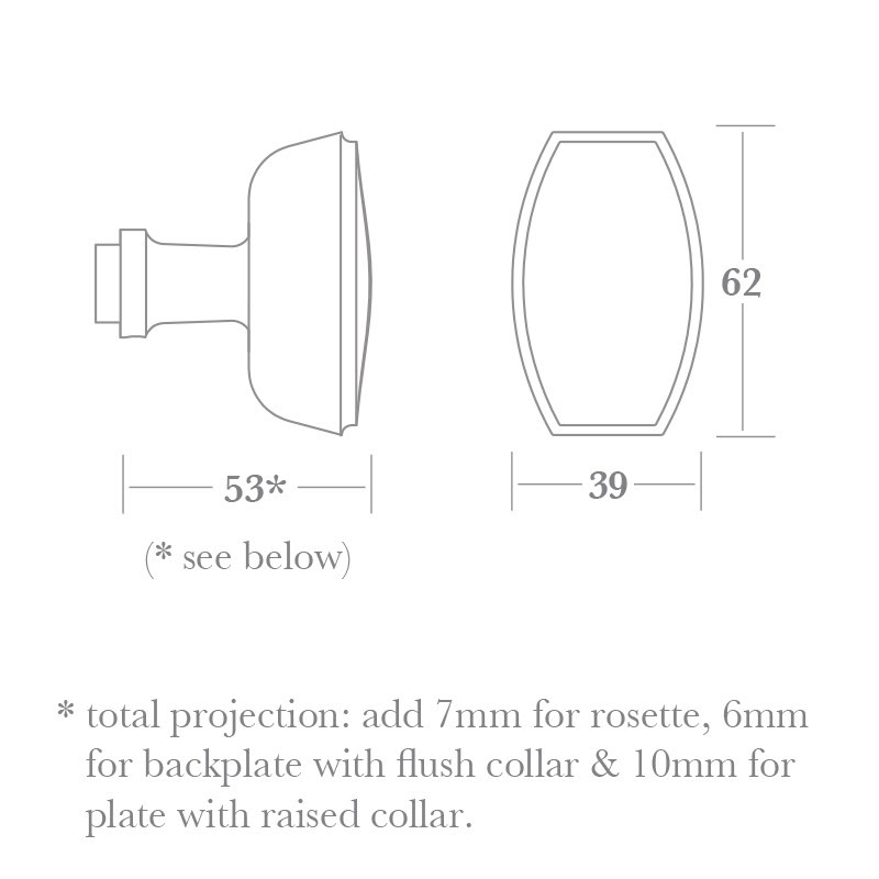7631 Select Door Knob | Frank Allart