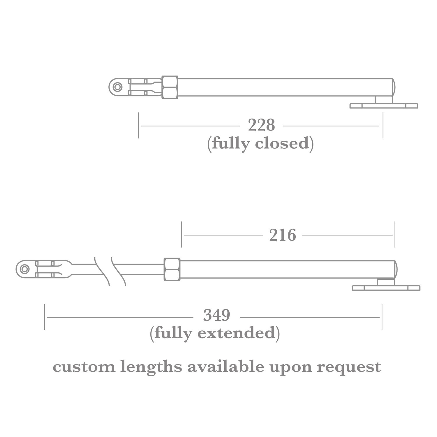 1004 Telescopic Stay - OUTWARD opening | Frank Allart