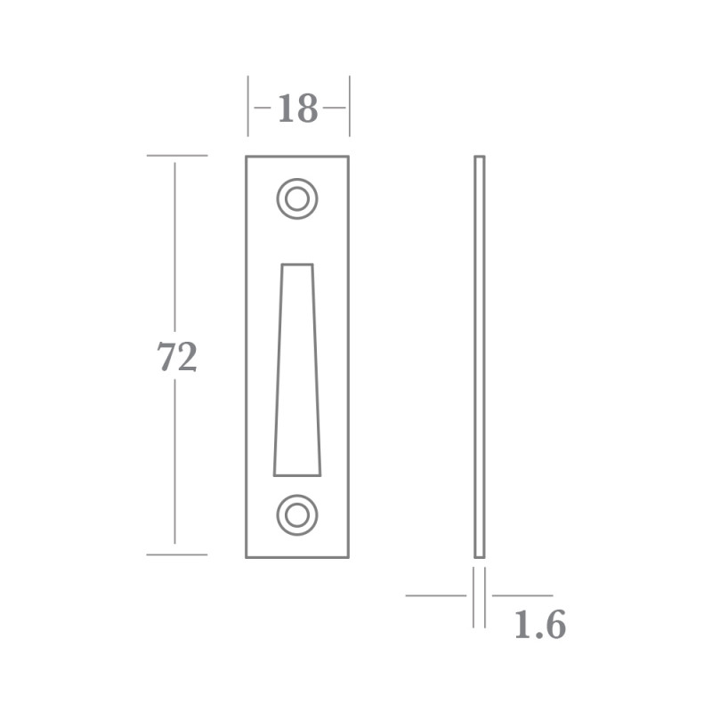 MP Mortice Plate | Frank Allart
