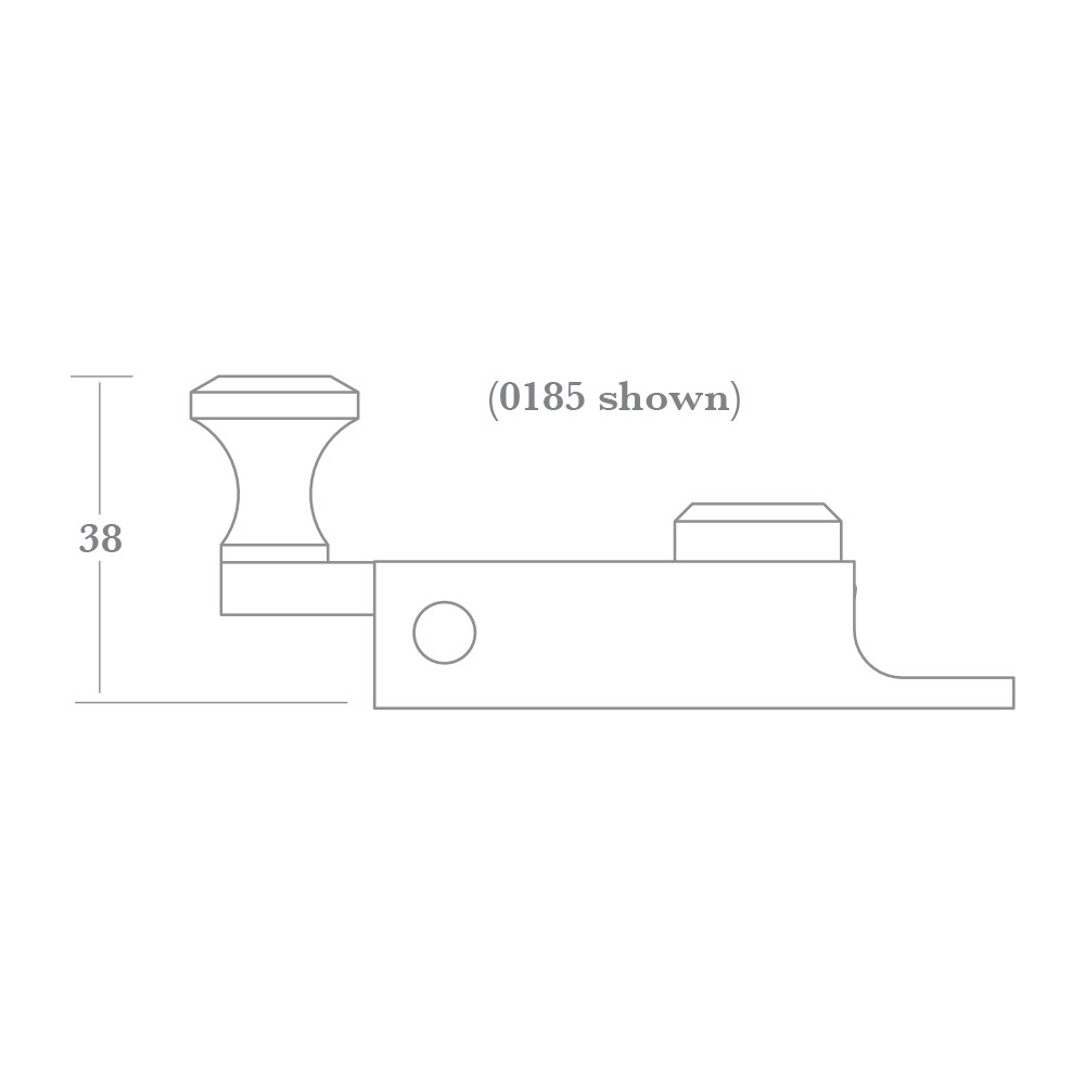 0189 Quadrant Arm Sash Fastener | Frank Allart