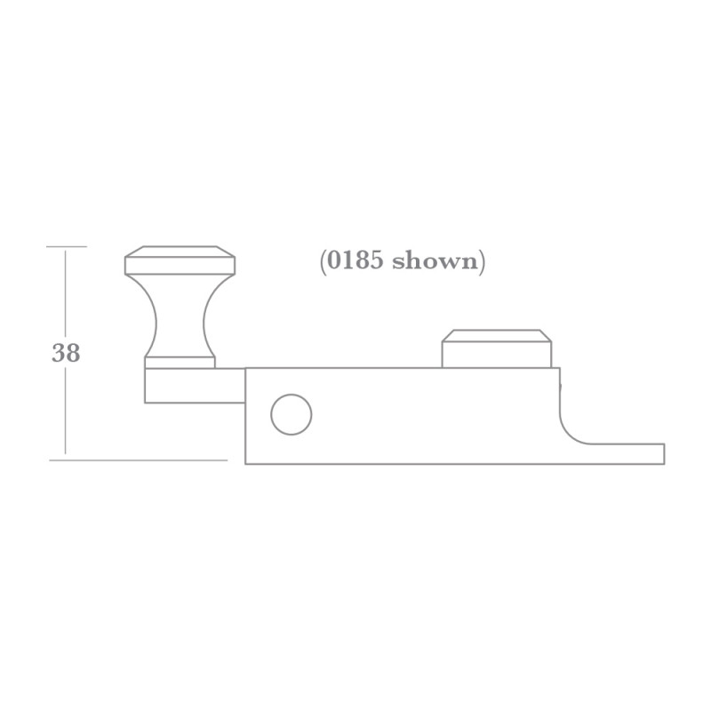 0189 Quadrant Arm Sash Fastener | Frank Allart