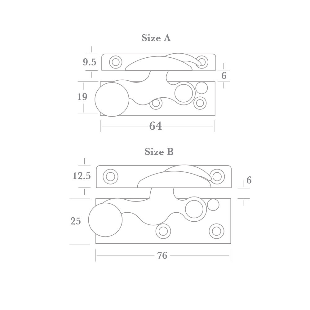 0179 Claw Sash Fastener | Frank Allart