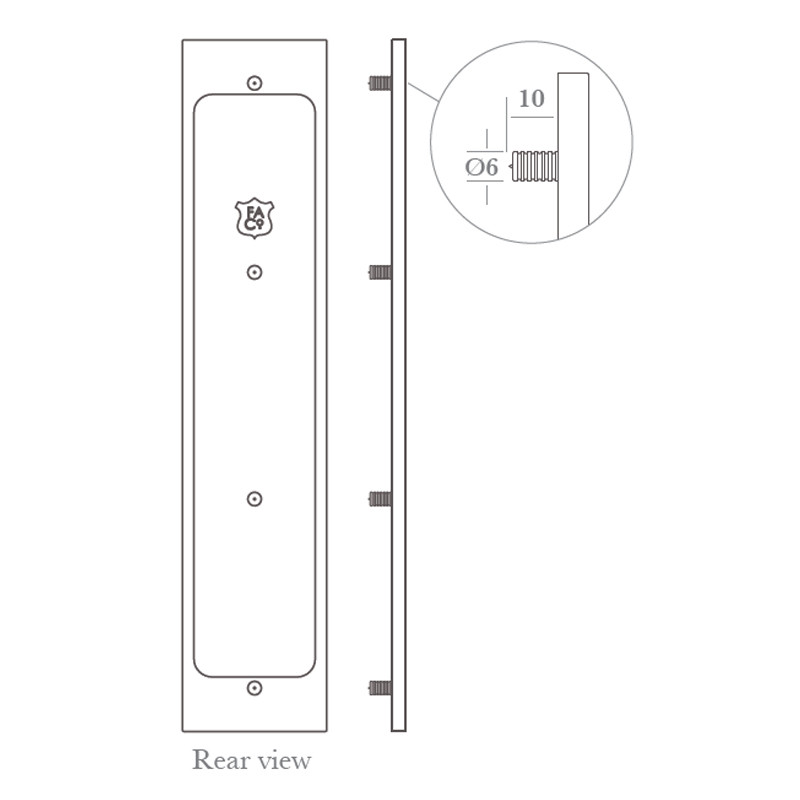 6030 Finger Plate | Frank Allart